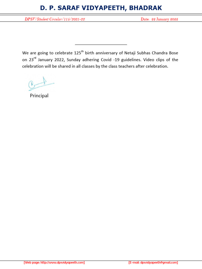 Student Circular 2 | PDF