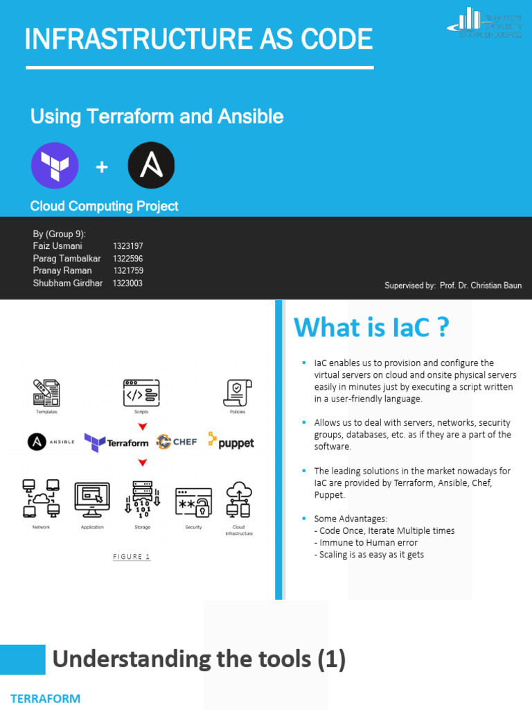 Team 9 Terraform Ansible WS2021 Slides | PDF | Microsoft Azure | Cloud Computing