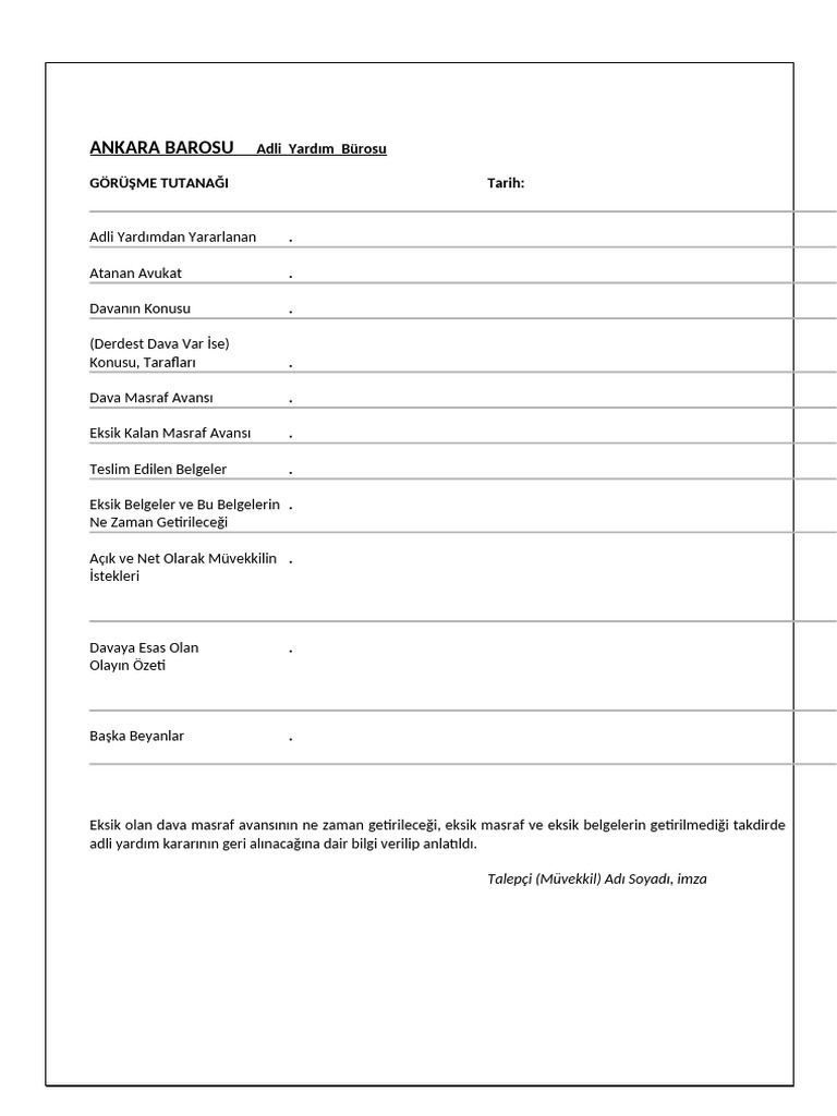 AYM GorusmeTutanagi | PDF