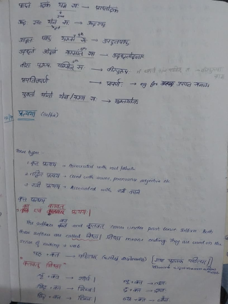 Pratyaya | PDF