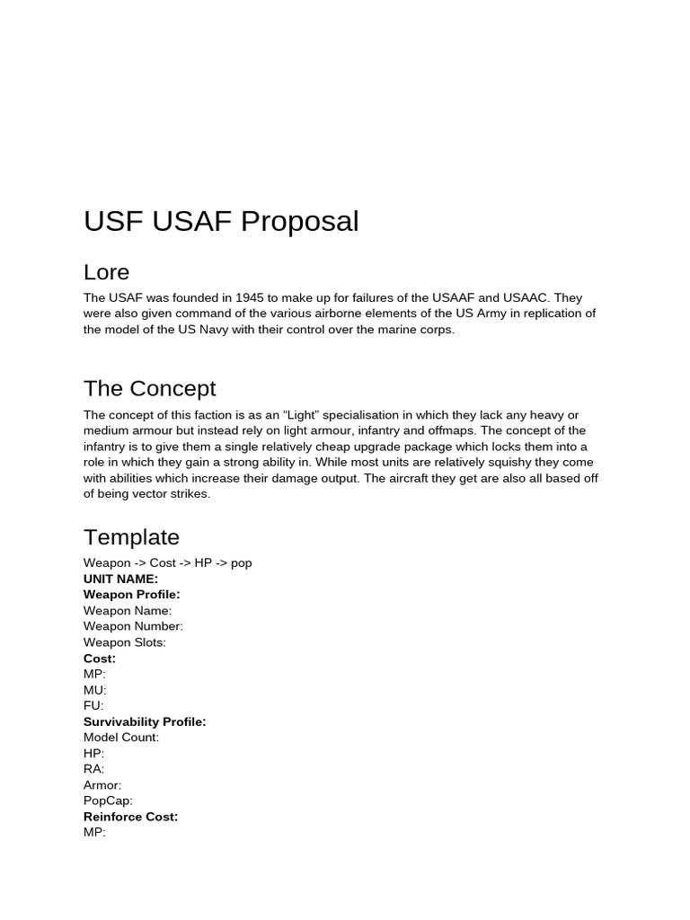 USAF Proposal: Light Infantry Tactics | PDF | Tanks | Artillery