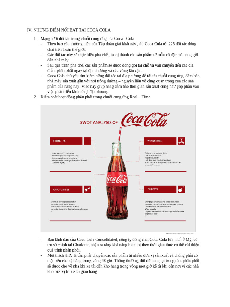 Nhung Diem Noi Bat Tai Coca-Cola | PDF