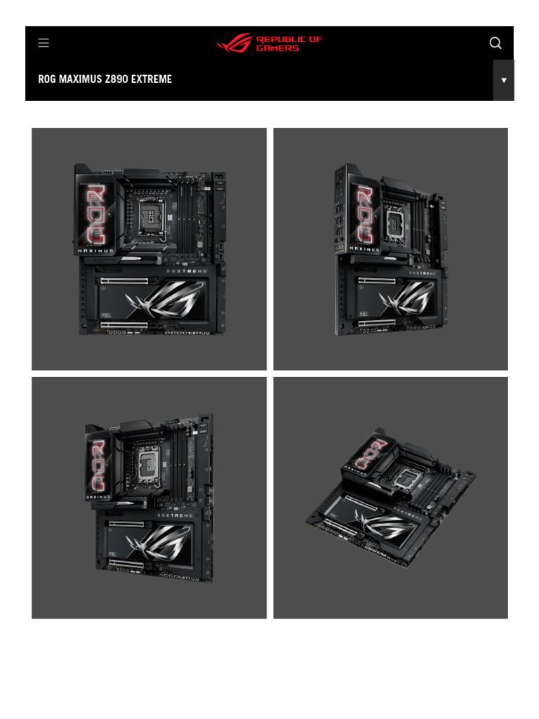 ROG MAXIMUS Z890 EXTREME - (Gallery) | PDF