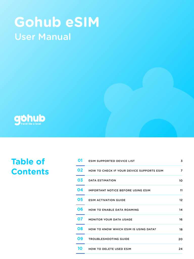 Booklet_eSIM_EN | PDF | Mobile Phones | Roaming