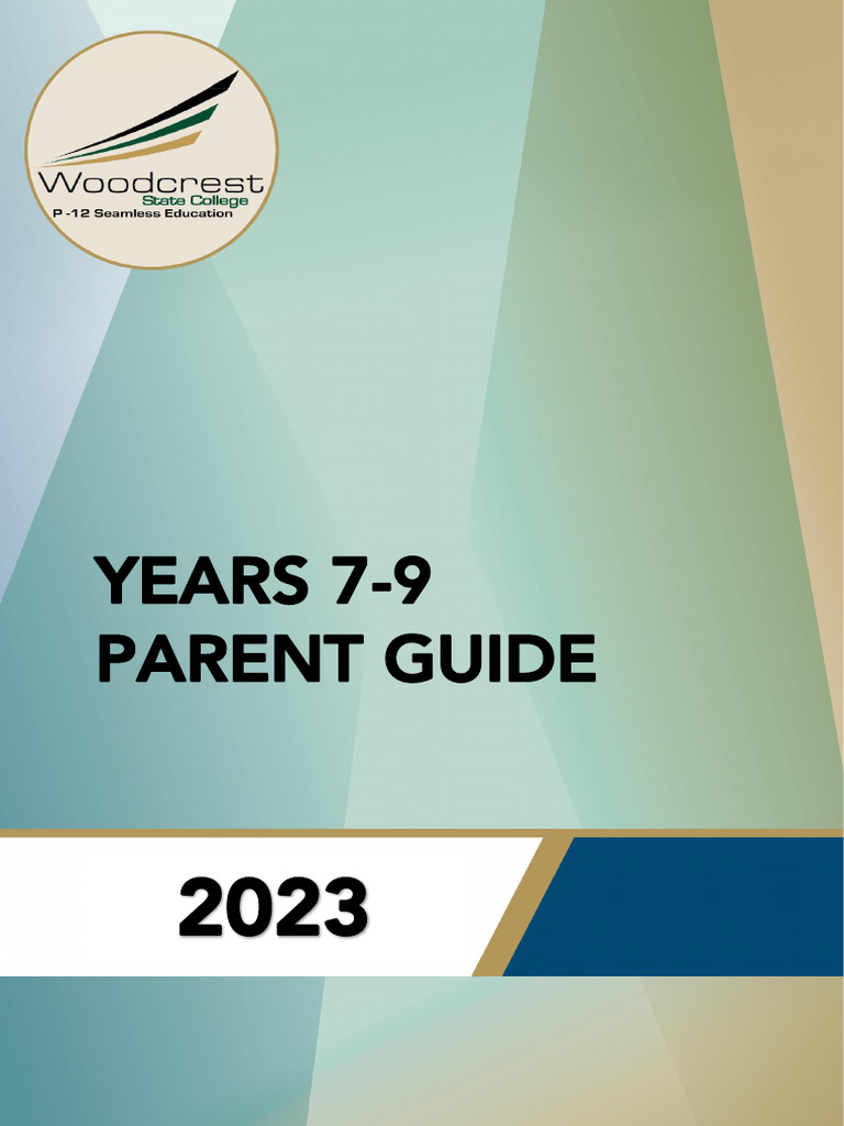 2023 Parent Guide Years 7 - 9 | PDF | Textbook