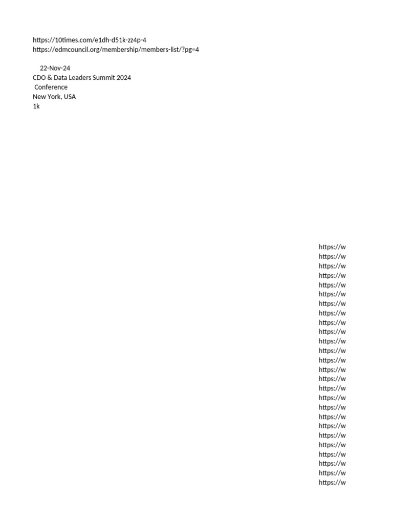 CDO & Data Leaders Summit 2024 | PDF