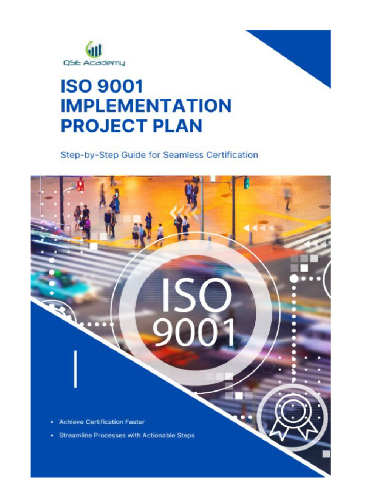 ISO 9001 Implementation Plan v2015 | PDF | Iso 9000 | Quality Management System