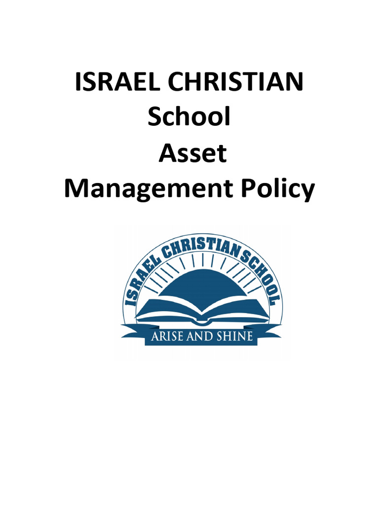 Asset Management Policy for Schools | PDF | Software | Computer Virus