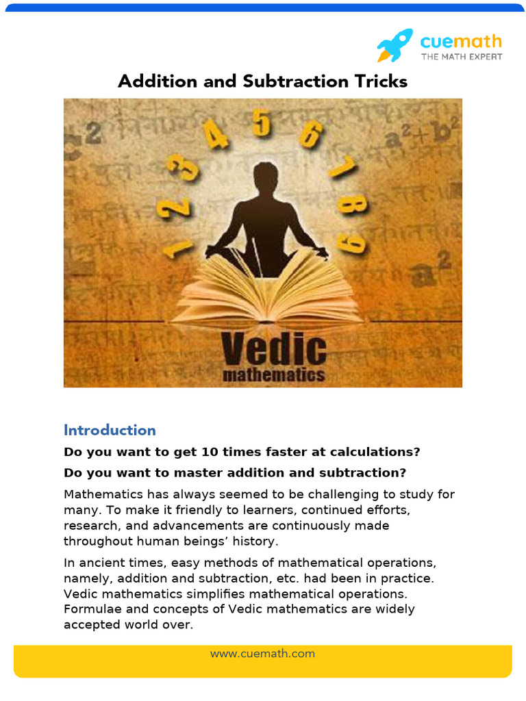 File Addition and Substraction Tricks 1615914038 | PDF | Subtraction ...