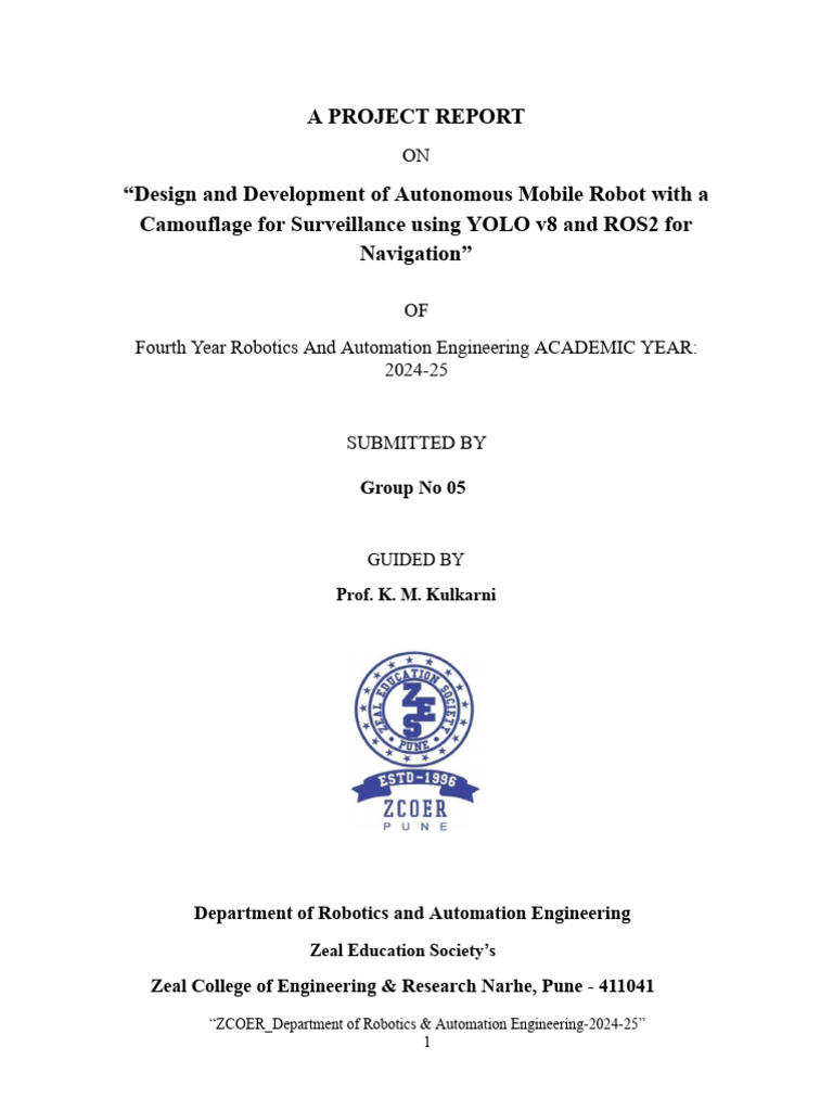 Review Paper G5.docx | PDF | Robotics | Robot