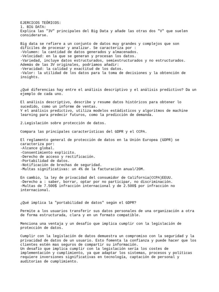 Ejercicos Anexo BBDD | PDF | Bases de datos | Escalabilidad