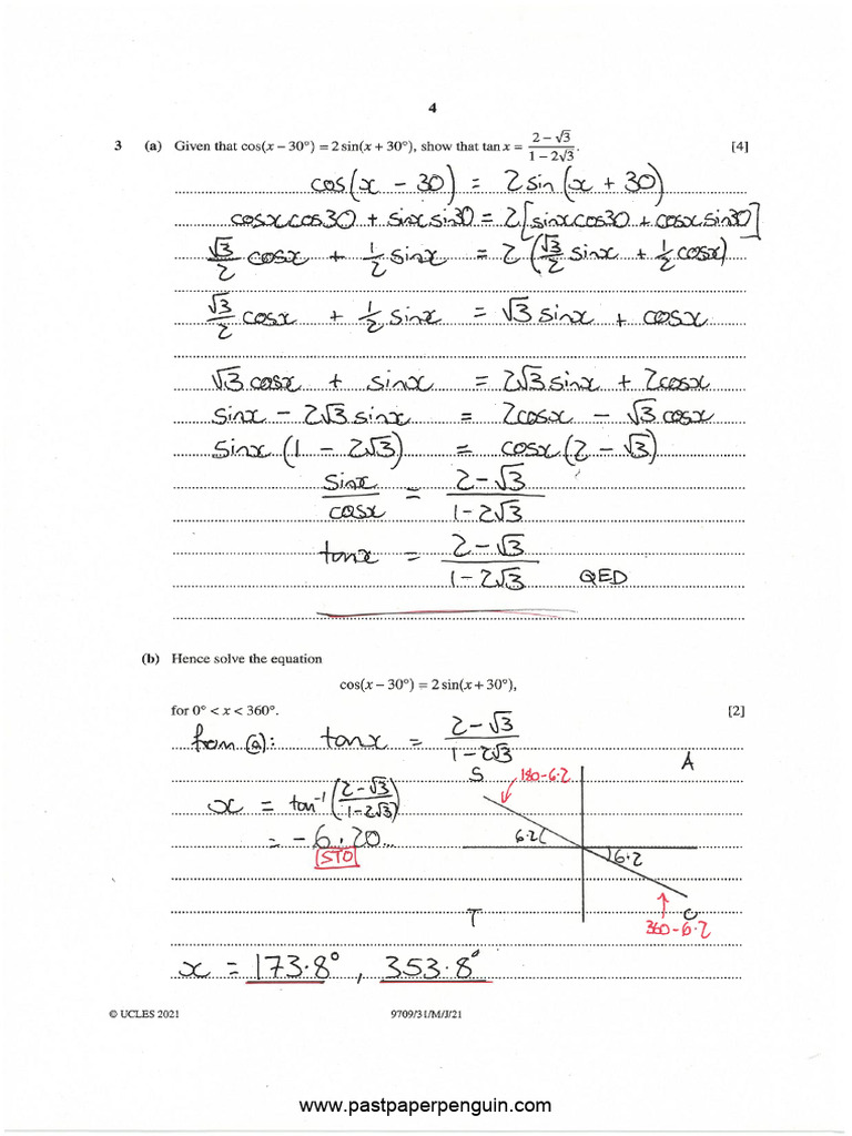 A Trig Compound and Double Angle 2 1123 | PDF