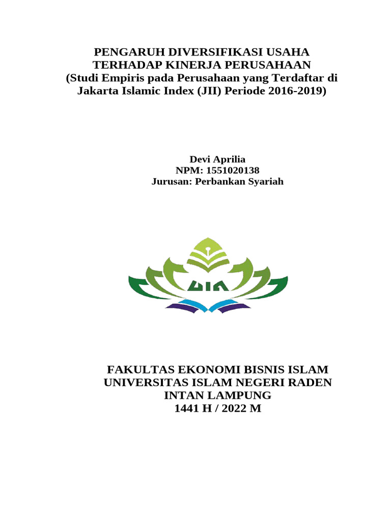 Skripsi Bab 12345 Devi Aprilia 1551020138.after Sidang Rev | PDF