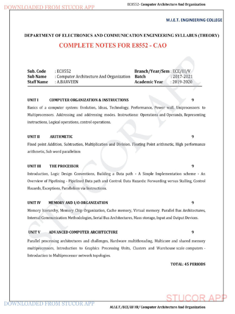 Cao Imp PDF | PDF | Central Processing Unit | Computer Data Storage