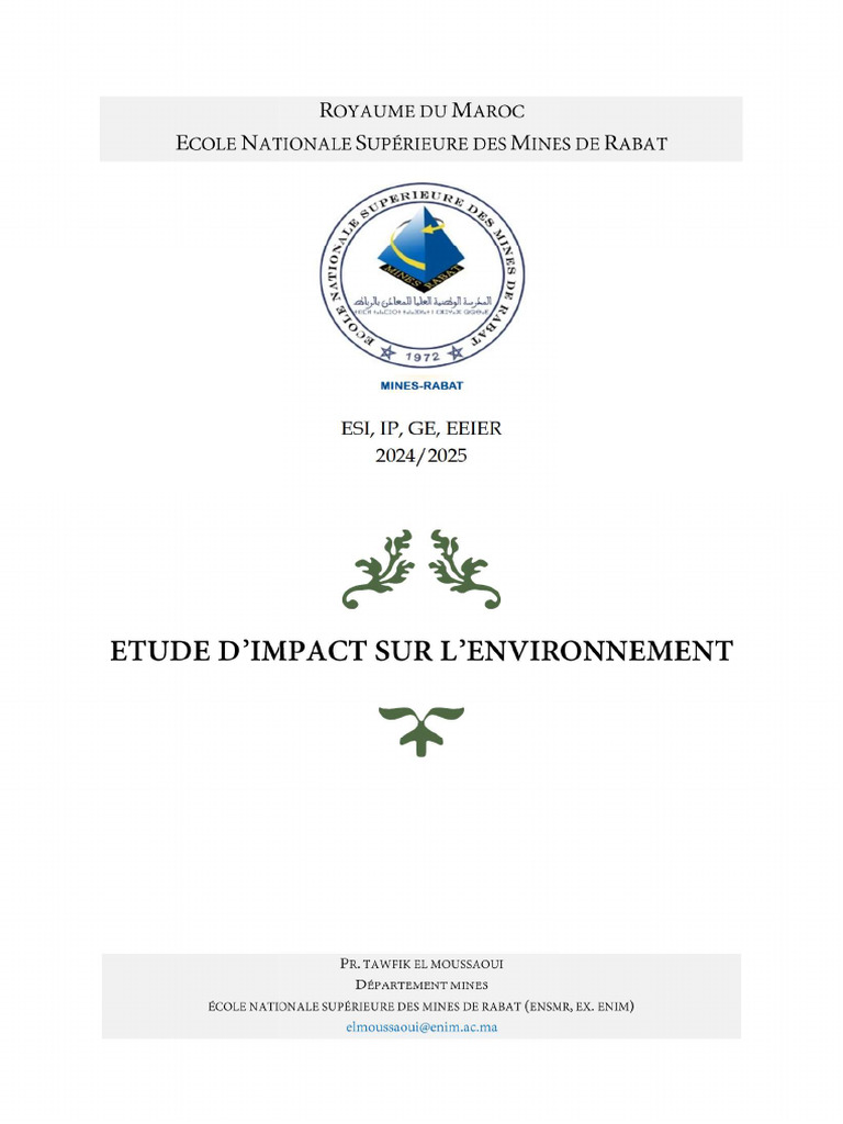 Cours EIE 2024-2025 (1) | PDF