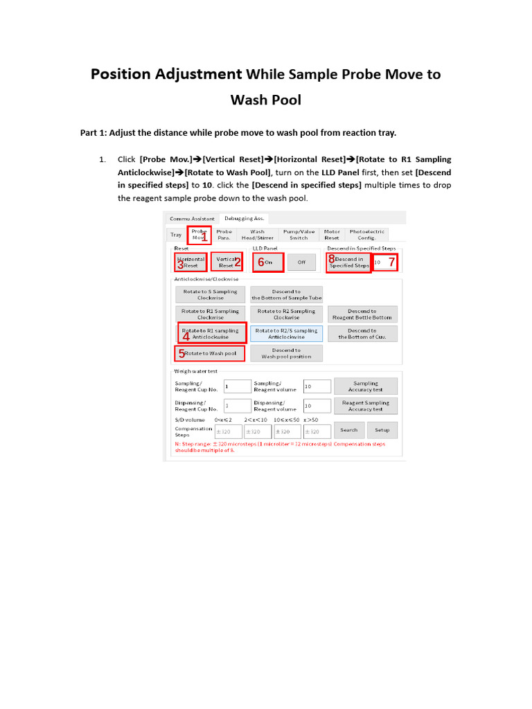 Chemistry-EXC200-Techique Guide-11.sample Probe Position Aadjustment ...