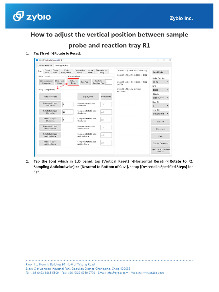 Adjusting Sample Probe Position Guide | PDF