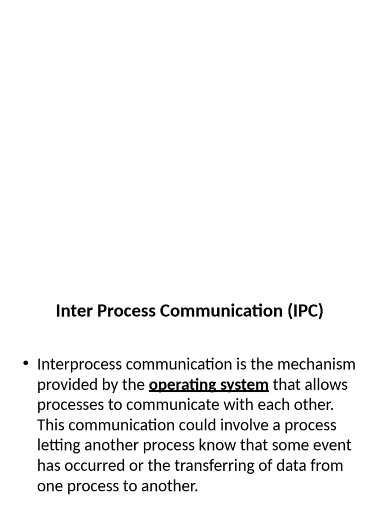 unit1ppt 1 | PDF | Process (Computing) | Operating System