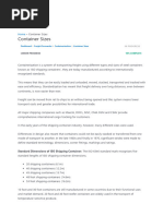 ISO Container Sizes and Codes Overview | PDF | Continuum Mechanics ...