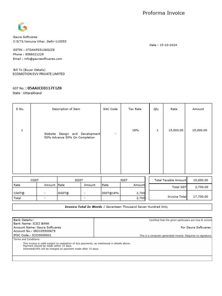 ECO Motion | PDF | Invoice | Public Finance