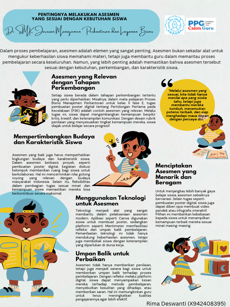 01.02.3-T3-5.b Demonstrasi Kontekstual - Mengulas Asesmen di Ruang Kelas | PDF