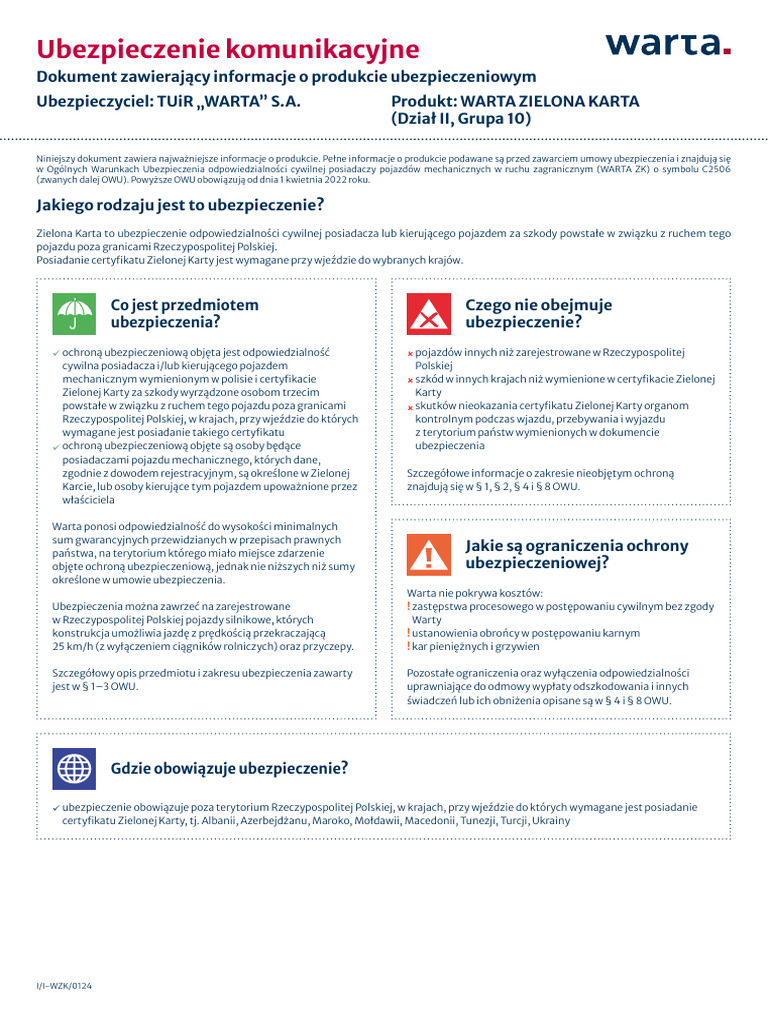 Owu Warta ZK C2506 Ipid | PDF