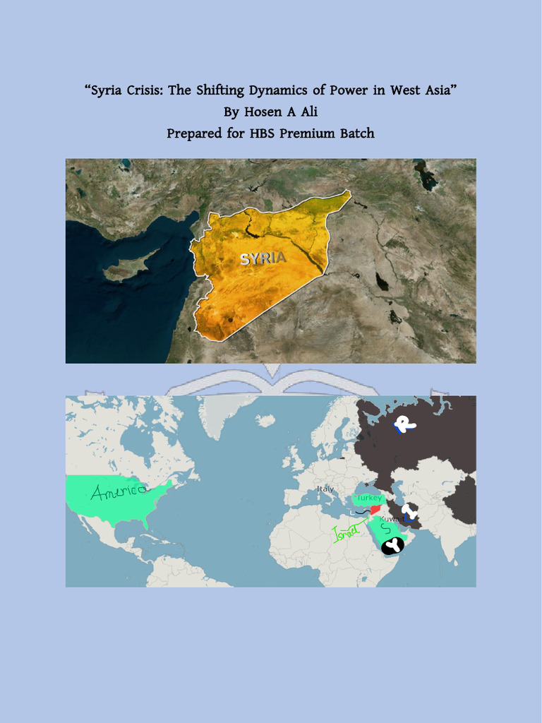 Syria Crisis Note | PDF