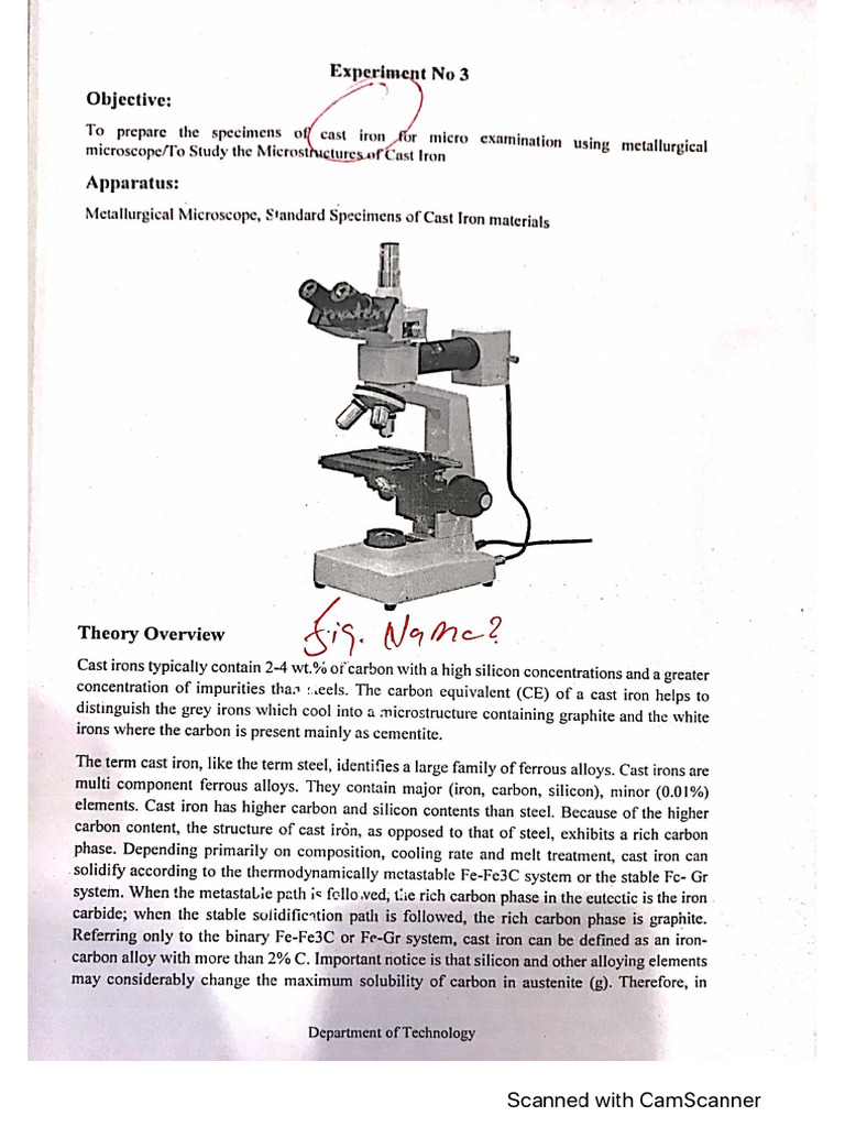 Industrial Material Experiment No.3 | PDF