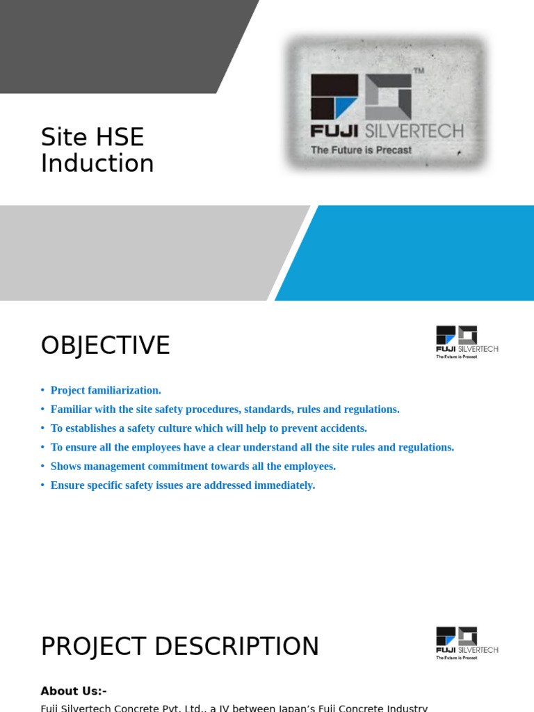 FSCPL-Site HSE Induction | PDF | Personal Protective Equipment | Waste