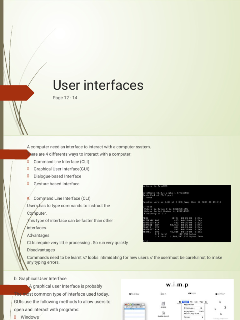 User Interface | PDF | Graphical User Interfaces | Command Line Interface User Interface | PDF | Graphical User Interfaces | Command Line Interface