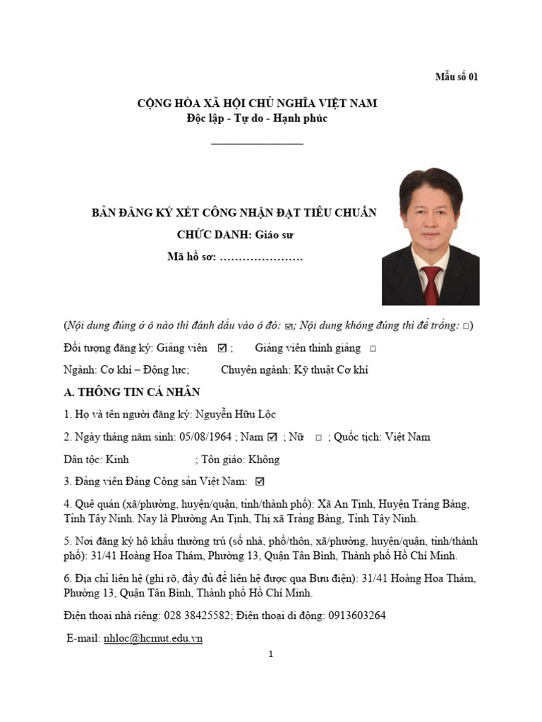 Nguyen Huu Loc 1964 08 05 1688048471 | PDF