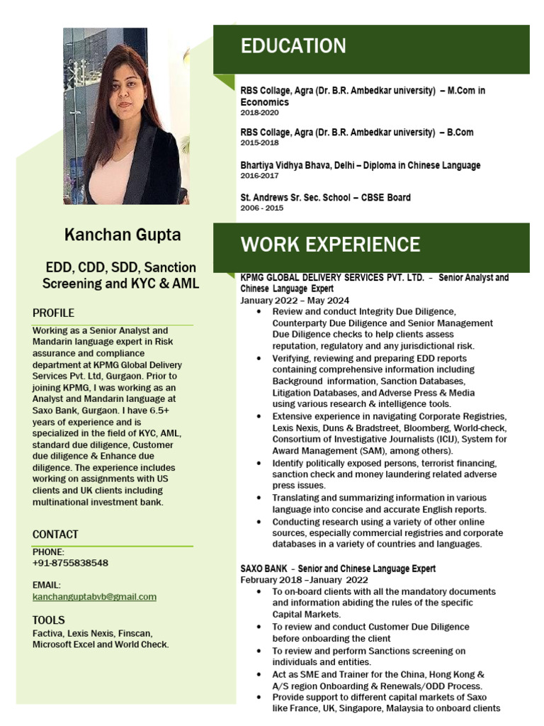 Kanchan Gupta_CV | PDF | Business