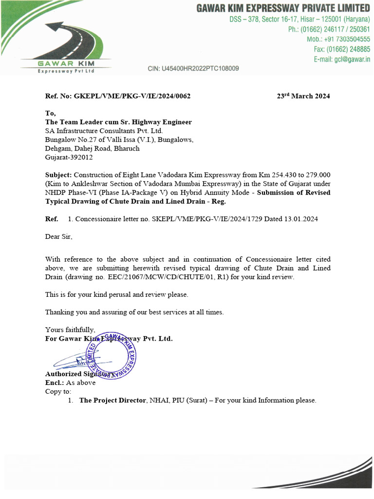 Chute Drain and Lined Drain Drawings | PDF | Road Transport | Road ...