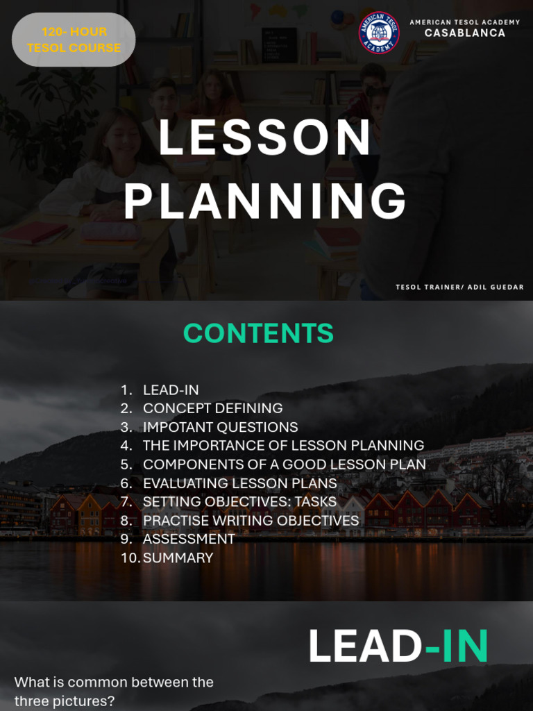 LESSON PLANNING | PDF | Lesson Plan | Goal