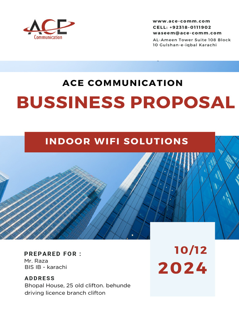 Indoor Wifi Solutions From Ace Communications | PDF | Computer Network ...