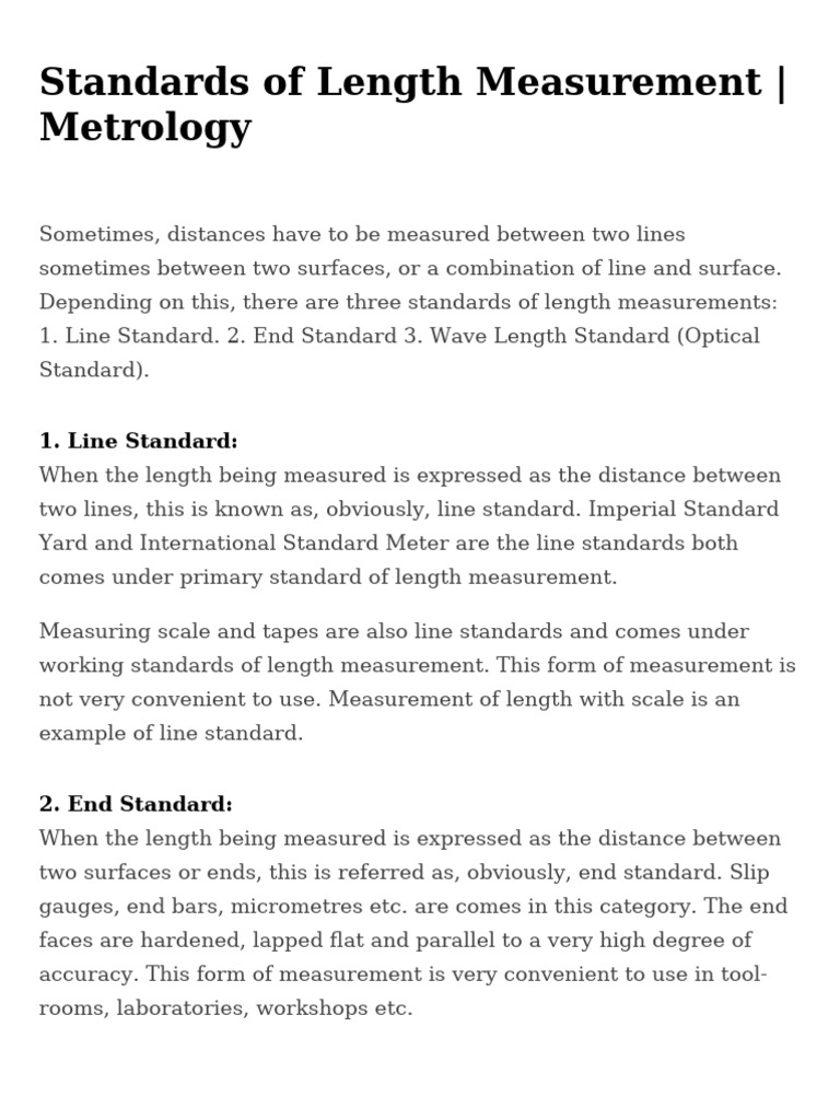 Metrology Notes | PDF | Engineering Tolerance | Waves