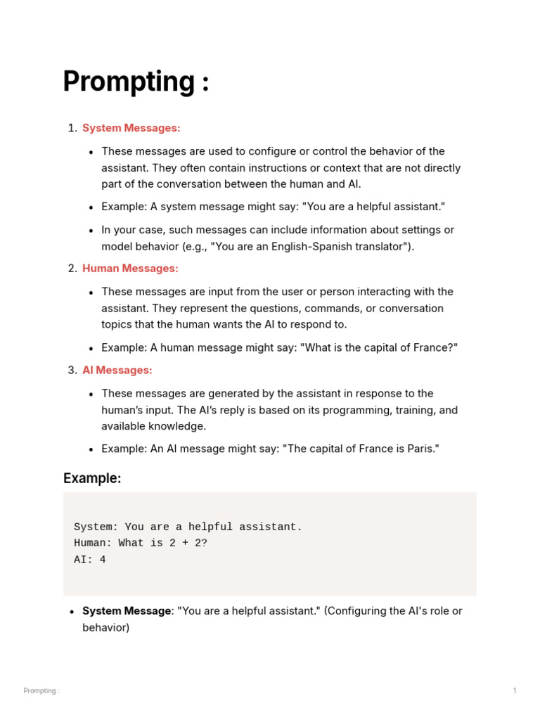 types of prompting slides | PDF | Artificial Intelligence ...