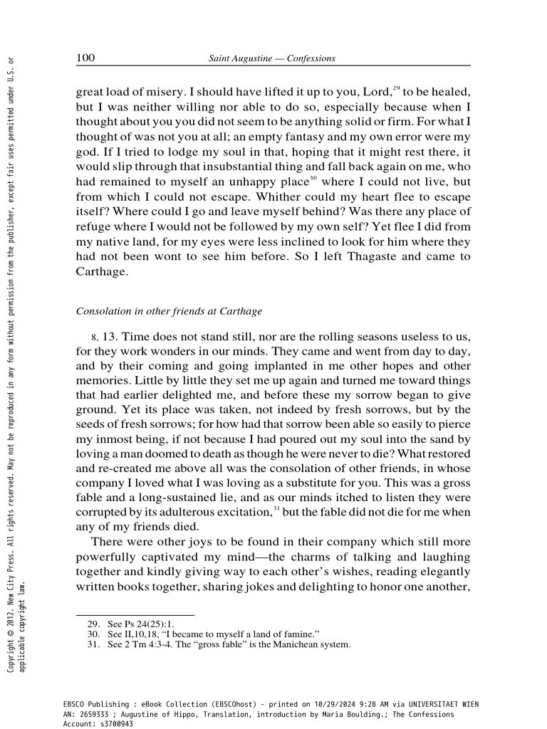 ebscohost (1) | PDF | Augustine Of Hippo | Confessions (Augustine)