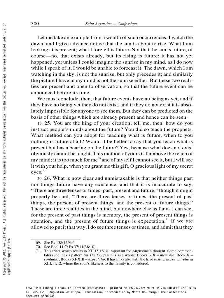 Ebscohost | PDF | Hour | Confessions (Augustine)