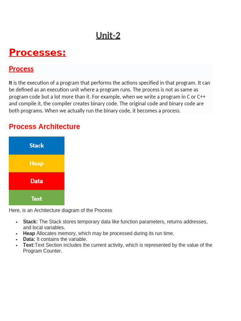 UNIT-2 PROCESSES, CPU SCHEDULING | PDF | Scheduling (Computing ... UNIT-2 PROCESSES, CPU SCHEDULING | PDF | Scheduling (Computing ...
