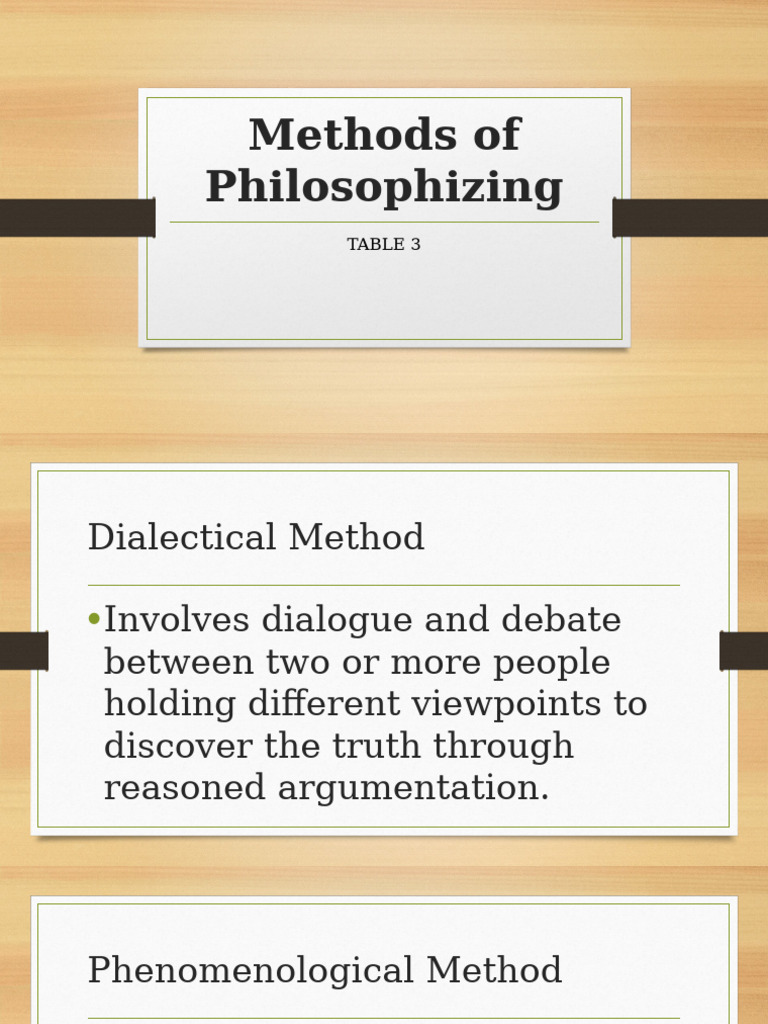 Methods of Philosophizing | PDF