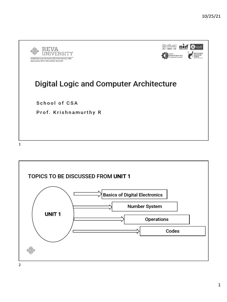 B20CA1040_01 | PDF | Digital Electronics | Arithmetic