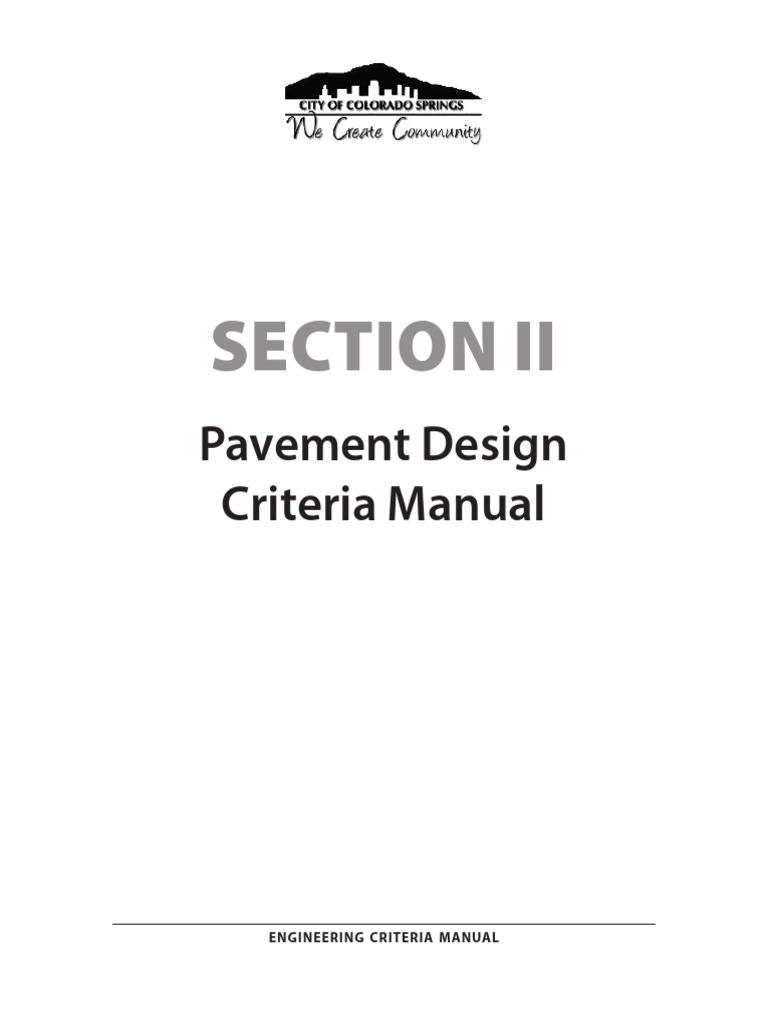 Pavement Design Criteria Manual | PDF | Road Surface | Civil Engineering