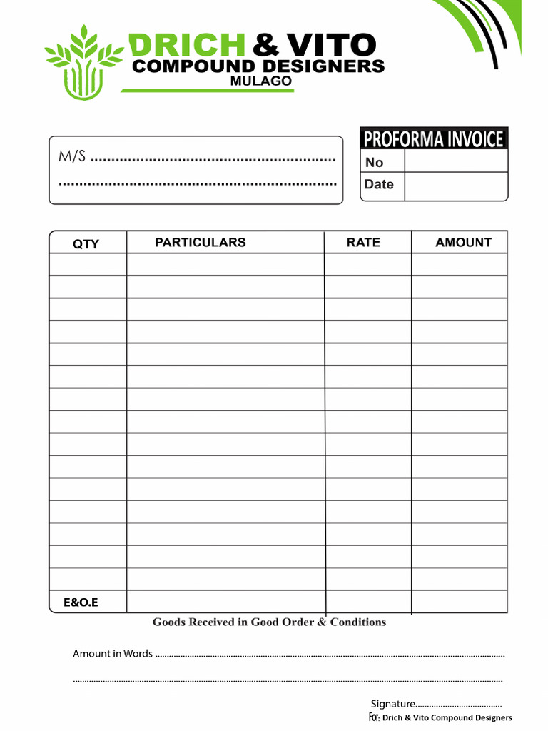 PROFORMA invoice | PDF