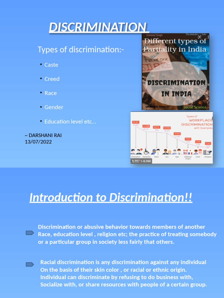 Racial Discrimination | PDF