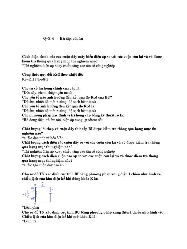 Thử nghiệm thiết thị trong hệ thống điện - EPU | PDF