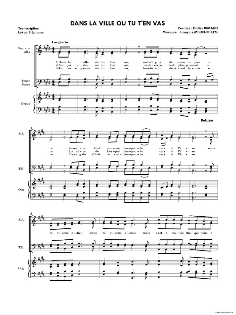 dans la ville où tu t'en vas | PDF