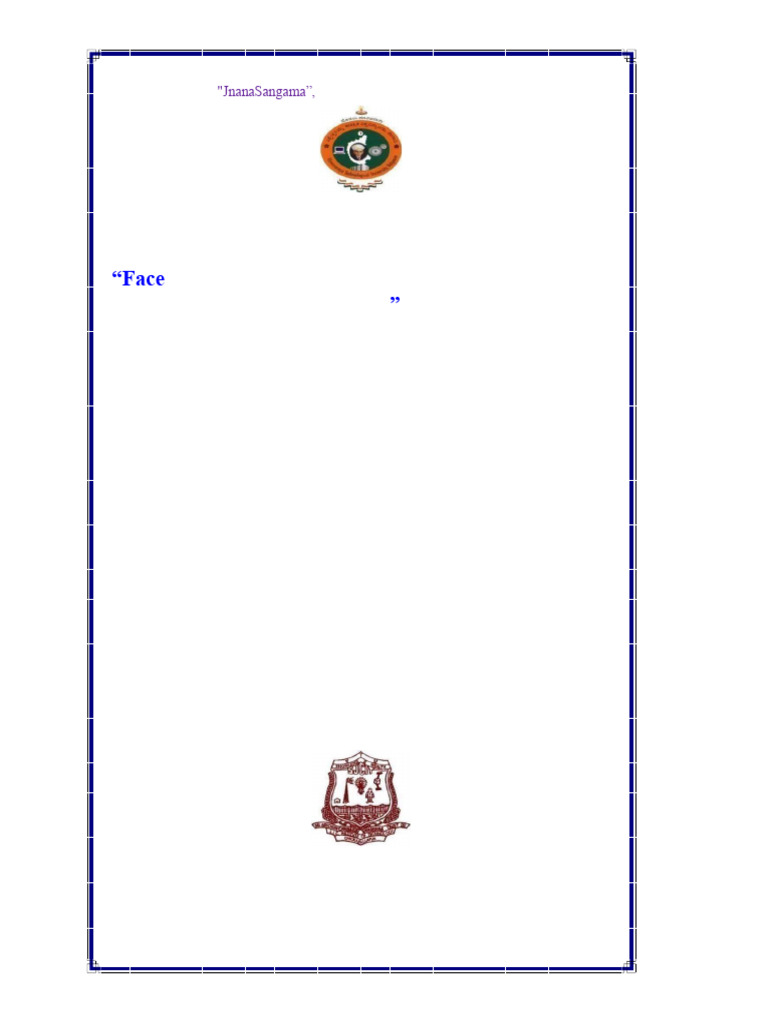 mini project front page | PDF | System | Information Technology