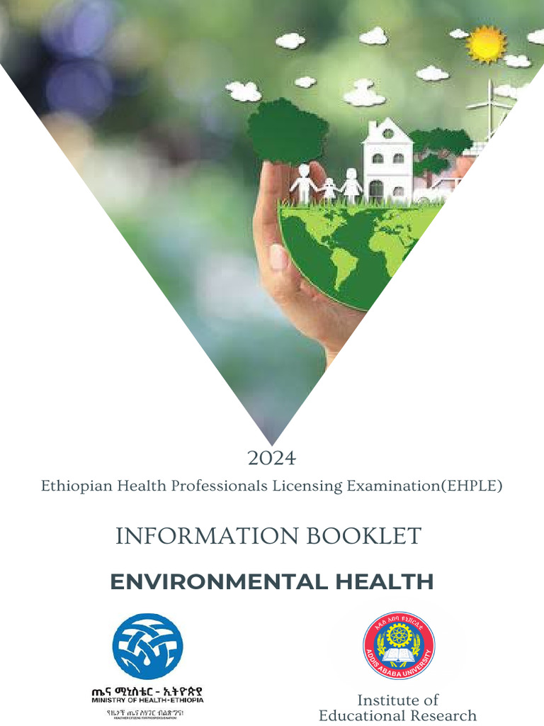 Environmental Health - Information Booklet - 2024 | PDF | Sanitation ...