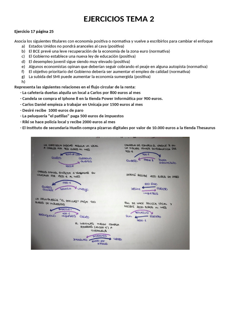 Ejercicios Tema 2 | PDF